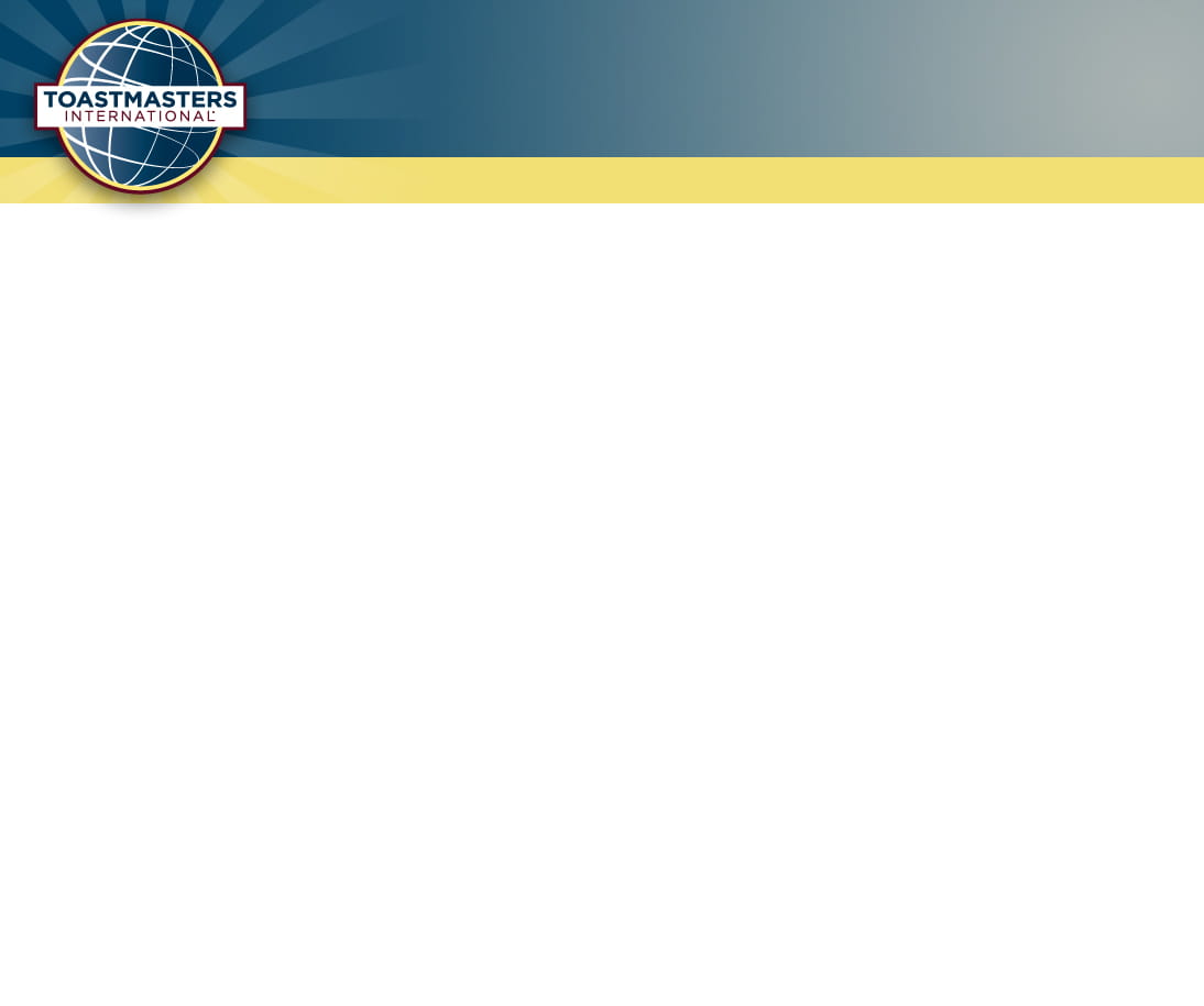 Toastmasters International -Website Templates