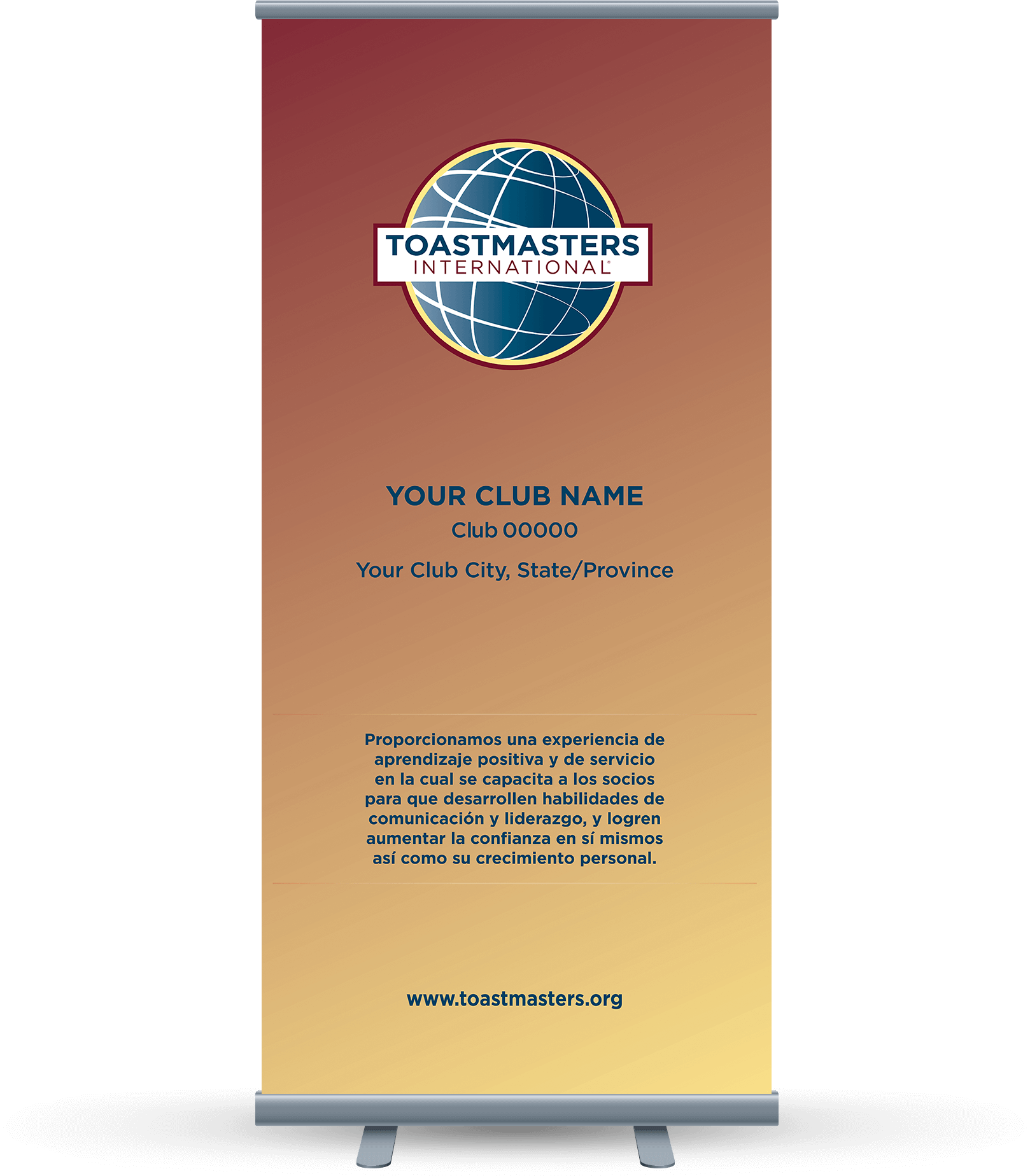 Custom Club Banner Spanish Yellow Digital File Only