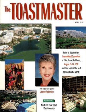Toastmasters International -April 1998
