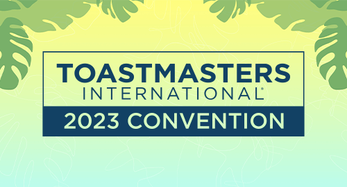 Toastmasters International -Gestures and Body Language