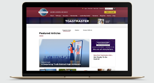 Toastmasters International -Pathways Learning Experience